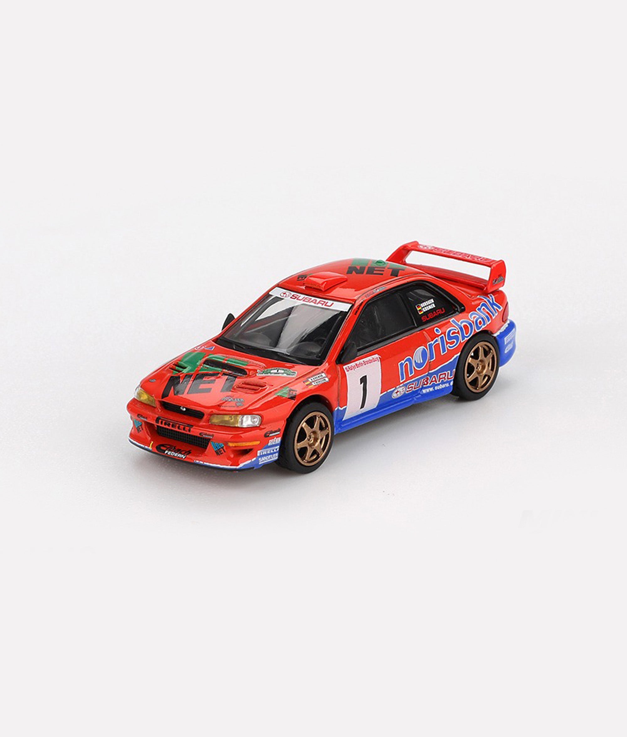 MINIGT - Subaru Impreza WRC97 #1 1999 DRM Champion – RC Cambodia