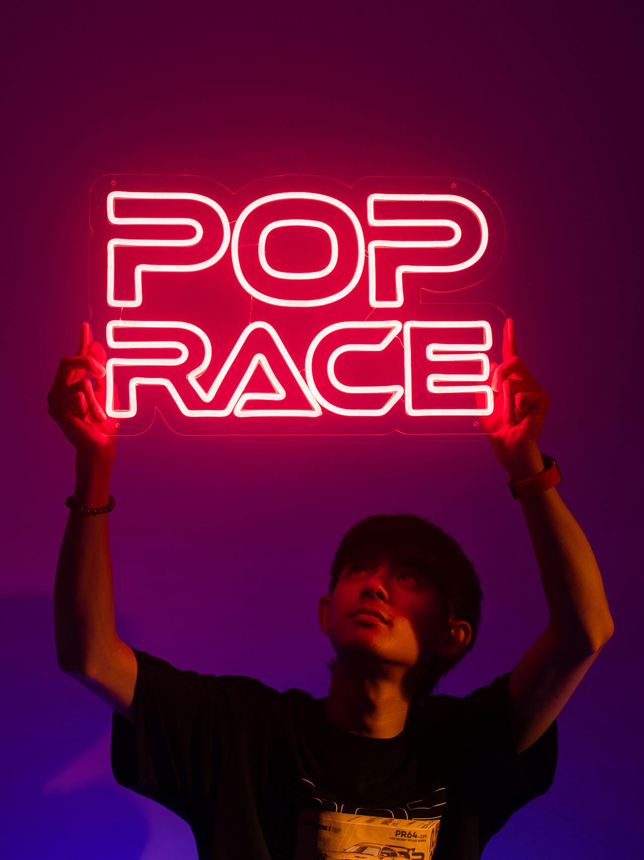 Premium POP Race Neon Sign 50cm x 31cm – RC Cambodia