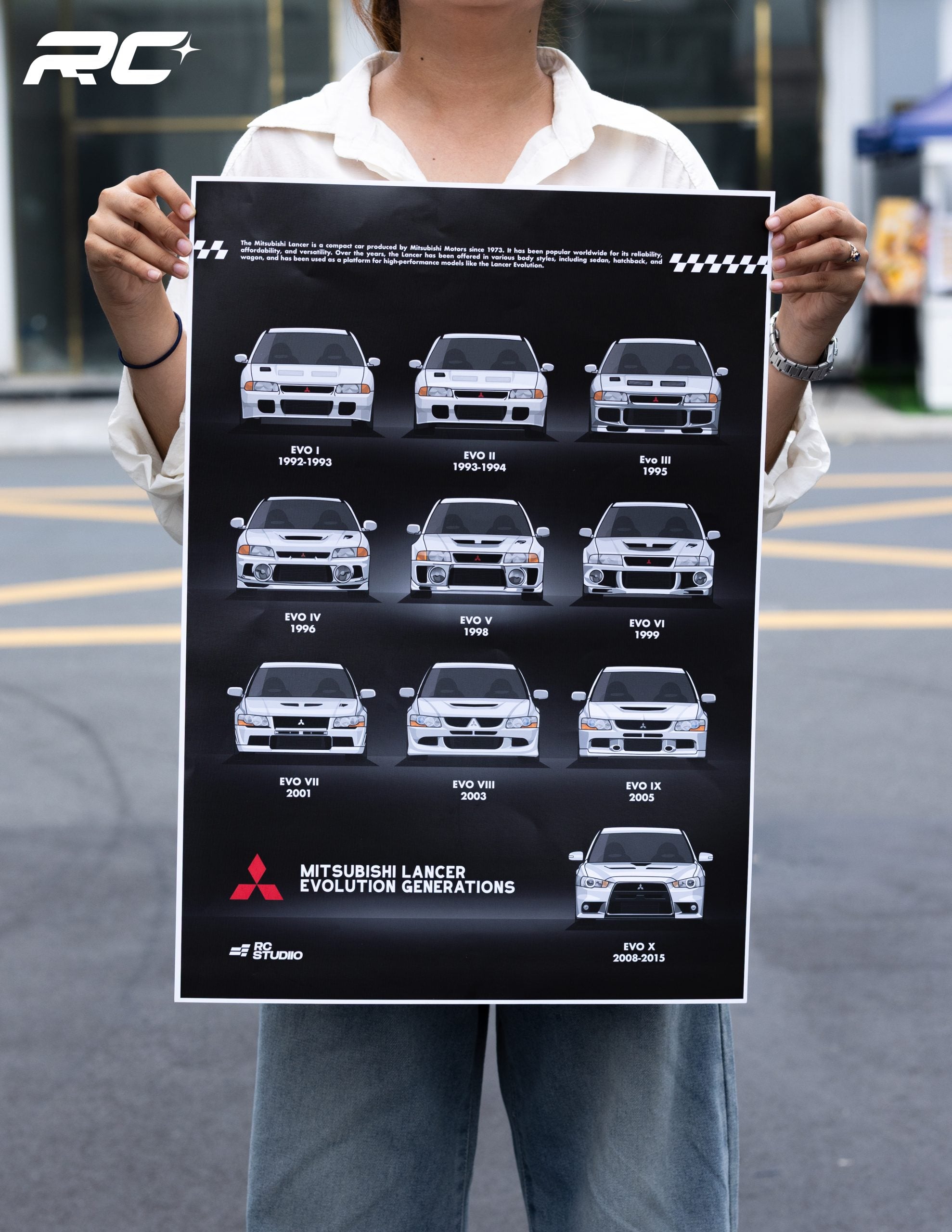 PHOTO FRAME – MITSUBISHI LANCER EVOLUTION – 40X60CM – RC Cambodia
