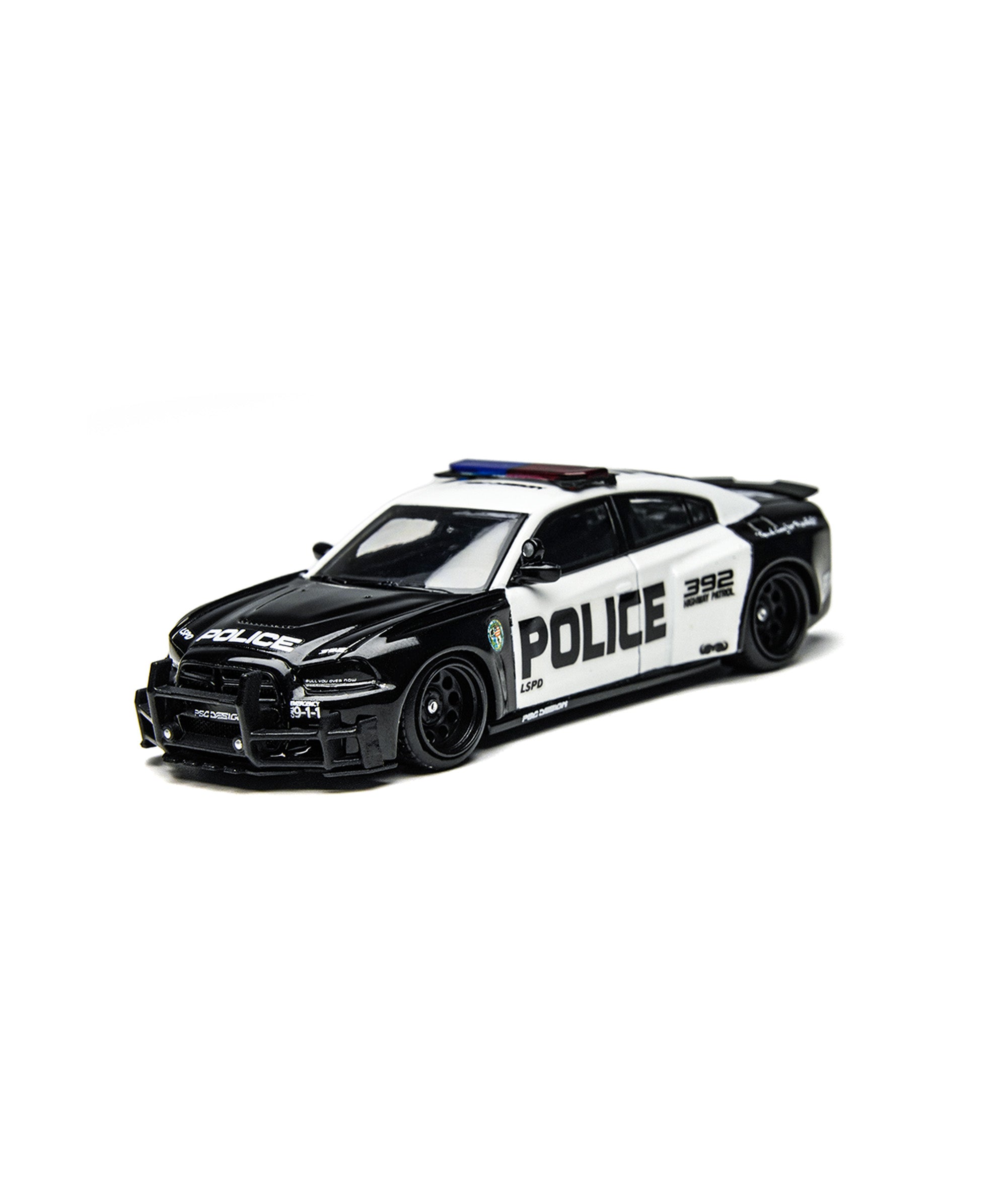 TimeMicro × PSC DESIGN - 1/64 Warhorse "Brawler" Charger LSPD Police C ...